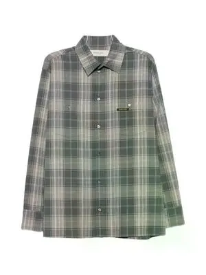 GOLDEN GOOSE Check-pattern Logo-patch Jacket