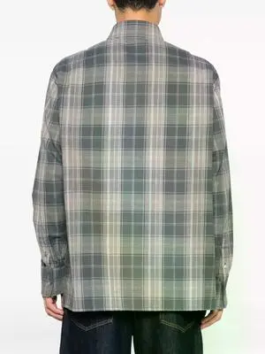 GOLDEN GOOSE Check-pattern Logo-patch Jacket