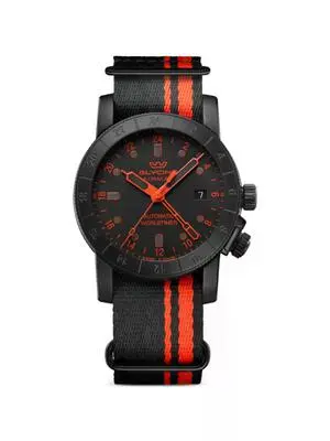 GLYCINE Airman Contemporary Gmt Watch - Black