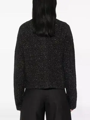 Fabiana Filippi Bouclé-knit Metallic-thread Jacket