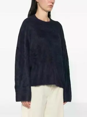 Soft Goat Brushed-knit Sweater
