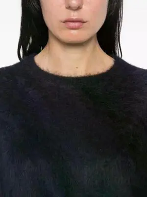 Soft Goat Brushed-knit Pullover