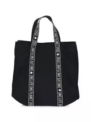 Dsquared2 One Life One Planet Logo-tape Tote Bag