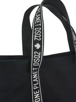 Dsquared2 One Life One Planet Logo-tape Tote Bag