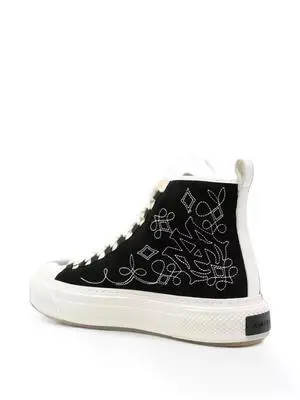 Amiri Western Ma Court Hi Sneakers