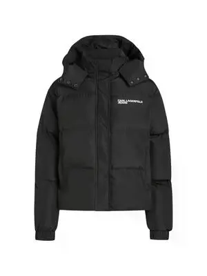 Karl Lagerfeld Logo-print Puffer Jacket
