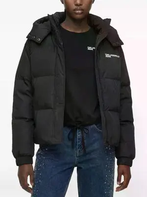 Karl Lagerfeld Logo-print Puffer Jacket