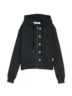 KIMHEKIM Ash-button Zip-up Hoodie