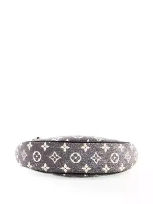 LOUIS VUITTON Loop Handbag Monogram Jacquard Denim Hobo Bag