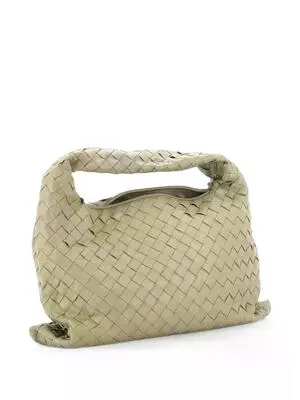 Bottega Veneta Hop Intrecciato Leather Small Hobo Bag