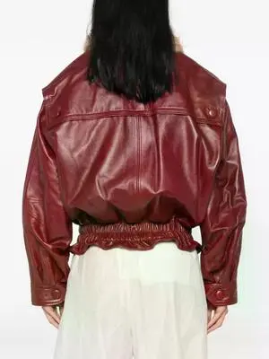 Isabel Marant Étoile Shearling-trim Leather Jacket