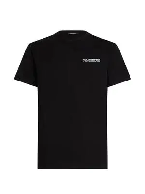 Karl Lagerfeld Rue St-guillaume Slim-fit T-shirt - Black
