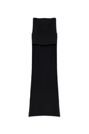 JIL SANDER Wool Top With Asymmetric Cut
