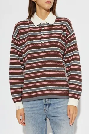 The Upside Wonder" Long Sleeve Polo