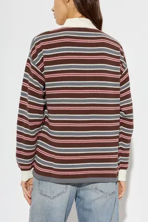 The Upside Wonder" Long Sleeve Polo