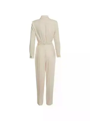 Elisabetta Franchi Embellished-pocket Crepe Jumpsuit