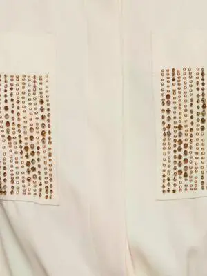 Elisabetta Franchi Embellished-pocket Crepe Jumpsuit
