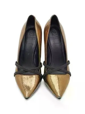 Brunello Cucinelli Monili Pointed-toe Pumps