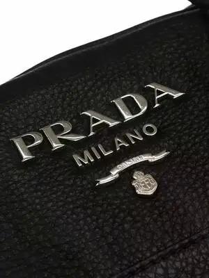Prada 2018 Grained Leather Tote Bag