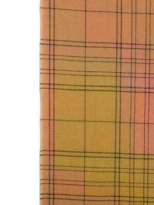 Destin Check Frayed-edge Scarf