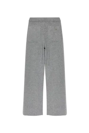Victoria Beckham Wool Straight-leg Pants - Grey