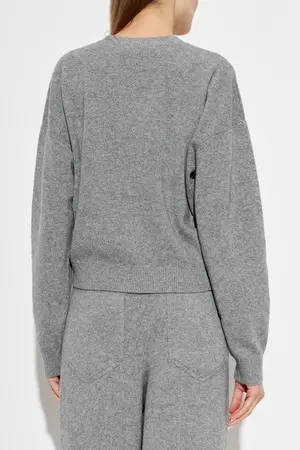 Victoria Beckham Wool Sweater With A Crew Neckline