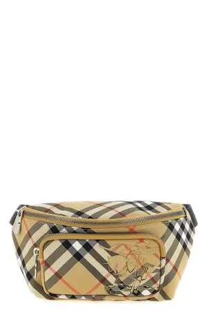 Burberry Check Small Fanny Pack - Beige