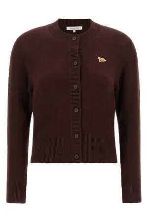 Maison Kitsuné Baby Fox' Cardigan - Brown