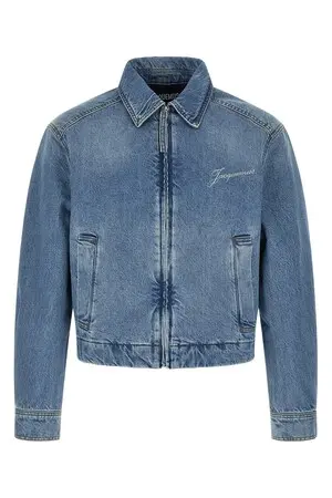 Jacquemus La Veste De-nîmes Canevas' Jacket - Blue