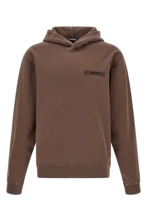Jacquemus Le Hoodie Gros-grain' Hoodie - Brown