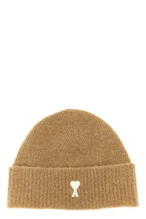 AMI Paris De Caur' Beanie - Beige
