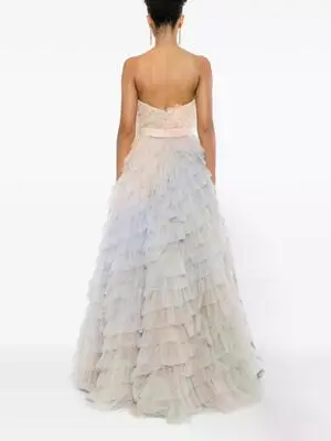 Viktor & Rolf Ruffled Ombré Gown