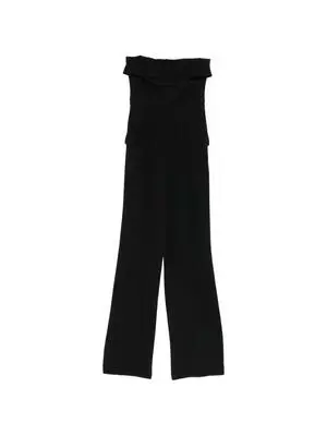 Elie Saab Strapless Tuxedo-style Jumpsuit