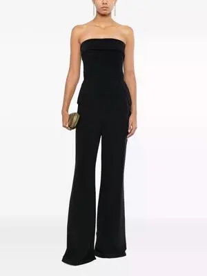 Elie Saab Strapless Tuxedo-style Jumpsuit