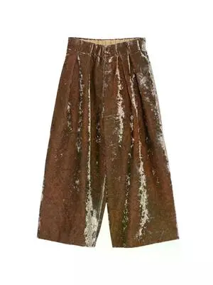 UMA WANG Poetic Trousers - Brown