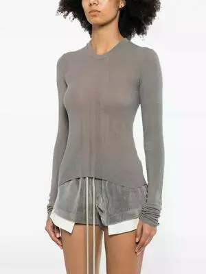Rick Owens Hooded Crop T-shirt