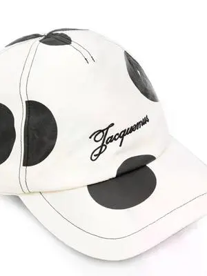 Jacquemus Polka-dot Logo-embroidered Baseball Cap