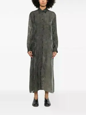 UMA WANG Amare Dress - Green