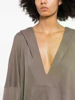 Rick Owens Long-sleeve Kaftan Hoodie