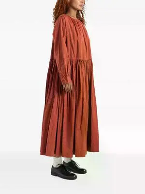 CASEY CASEY Pomme Rouche Midi Dress
