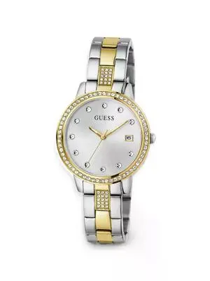 Guess Analogue Watch With Crystal Appliqué Detailing