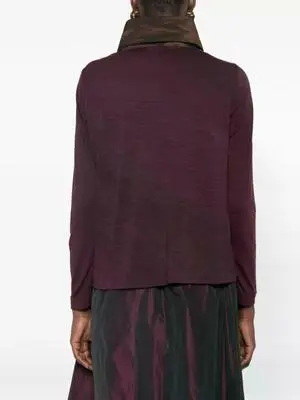 WHYCI MILANO High-neck Long-sleeve T-shirt