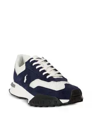 Polo Ralph Lauren Eldridge Suede-panelled Trainers - Blue