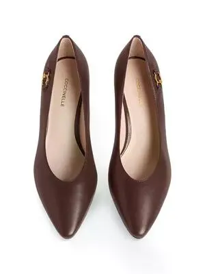 COCCINELLE C-look Logo-plaque Pointed-toe Pumps