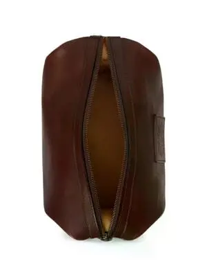 Polo Ralph Lauren Logo-patch Leather Wash Bag