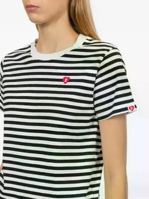 APEE™ BY *A BATHING APE® Apee™ A Bathing Ape® Striped Heart-patch T-shirt