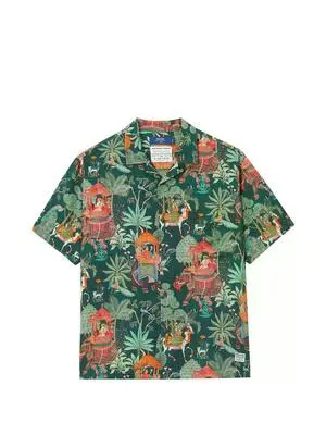 AFTERMATHS Graphic-print Short-sleeve Shirt