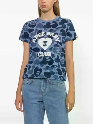 APEE™ BY *A BATHING APE® Camo Graphic Tee - Blue