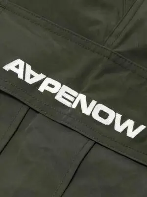 AAPE BY *A BATHING APE Logo-print Tapered Cargo Track Pants