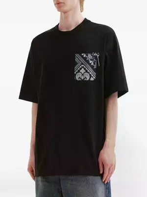 AFTERMATHS Paisley-print Pocket T-shirt